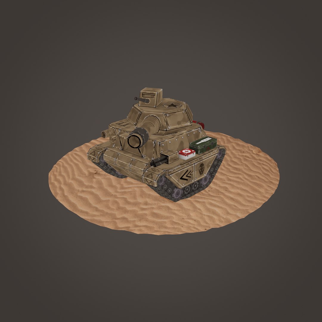 Tank Stylized 3D Model - TurboSquid 1674014