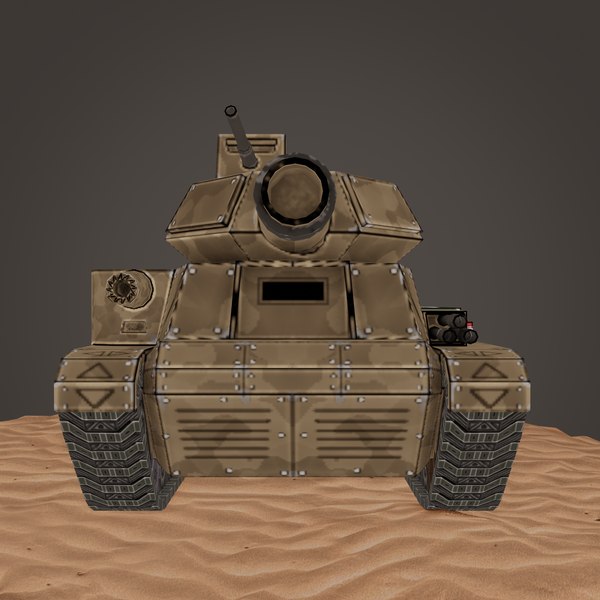 Tank stylized 3D model - TurboSquid 1674014