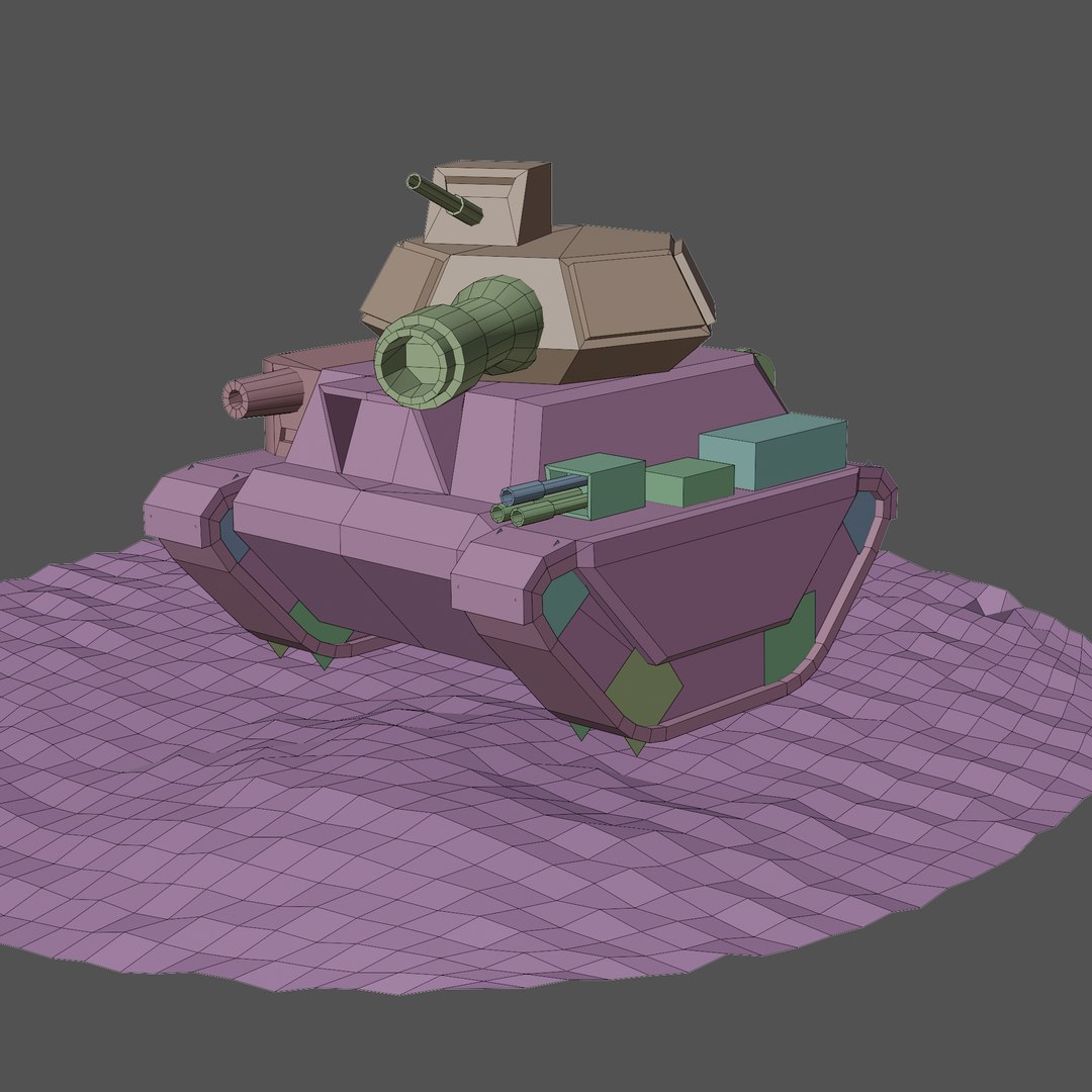 Tank Stylized 3D Model - TurboSquid 1674014