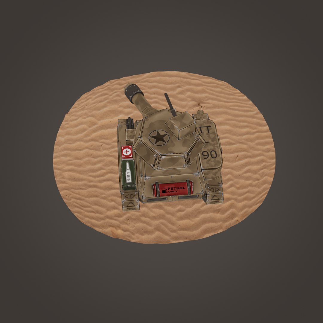 Tank Stylized 3D Model - TurboSquid 1674014