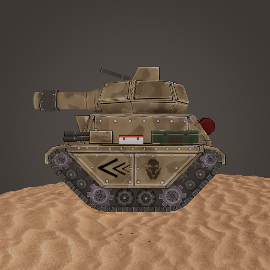 Tank Stylized 3D Model - TurboSquid 1674014