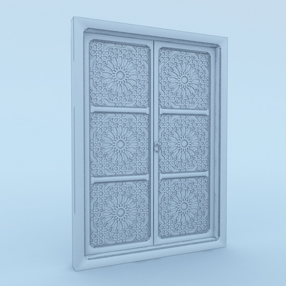 3D Traditional Moroccan Window - TurboSquid 1328352