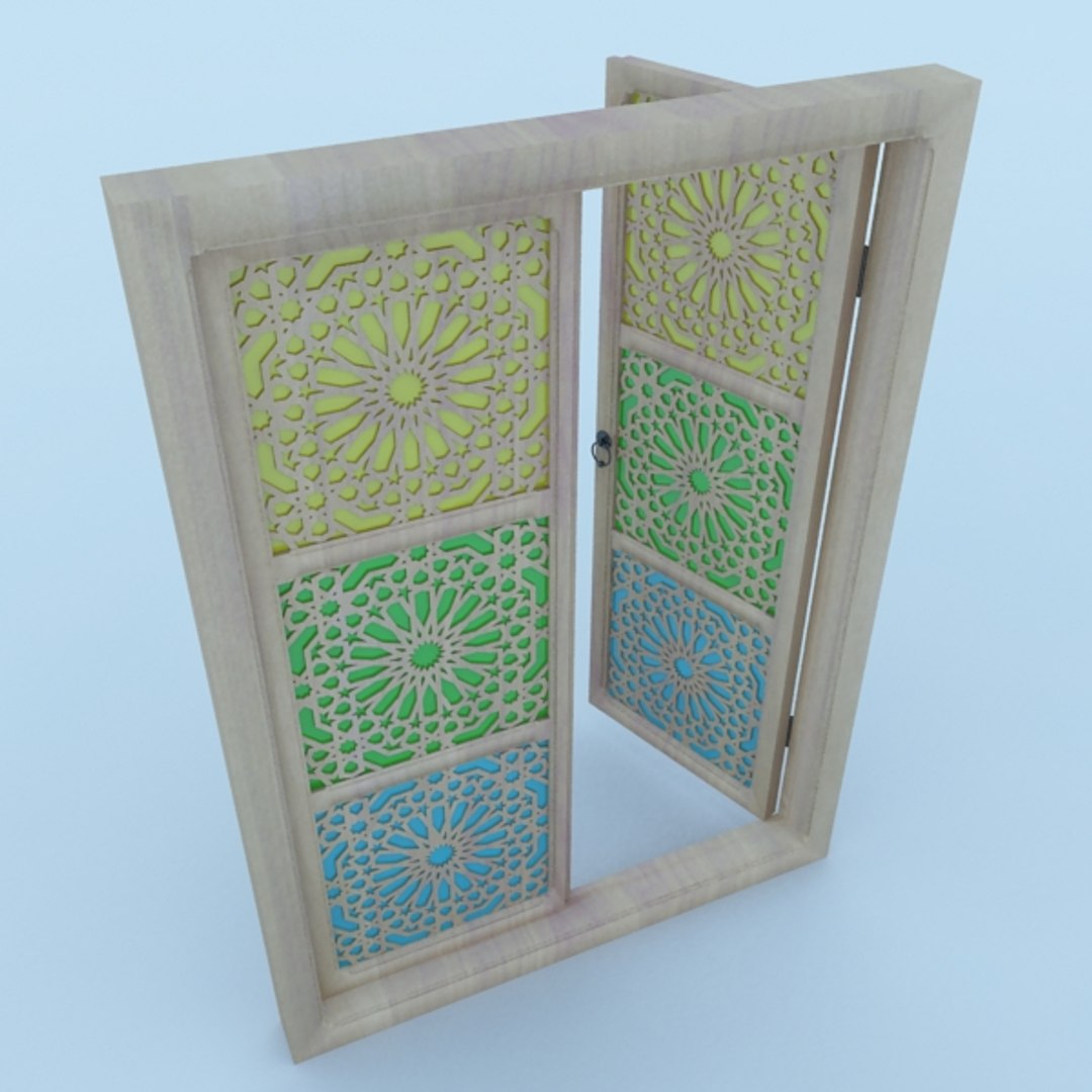 3D Traditional Moroccan Window - TurboSquid 1328352