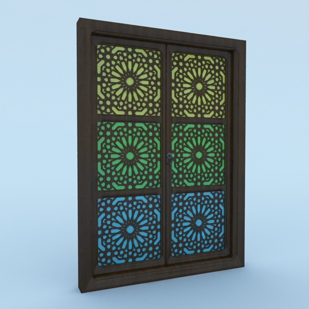 3D Traditional Moroccan Window - TurboSquid 1328352