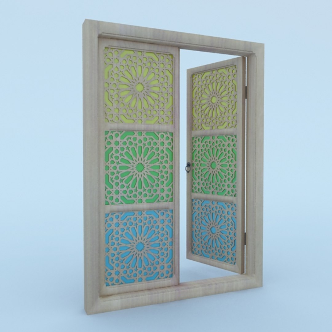 3D Traditional Moroccan Window - TurboSquid 1328352