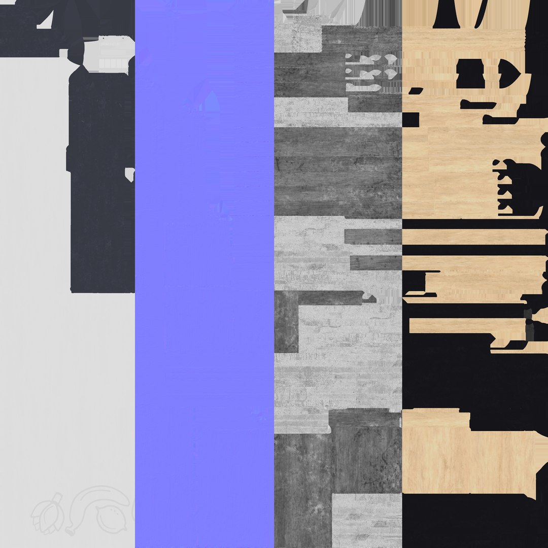 3D wooden display rack 06 - TurboSquid 1515636