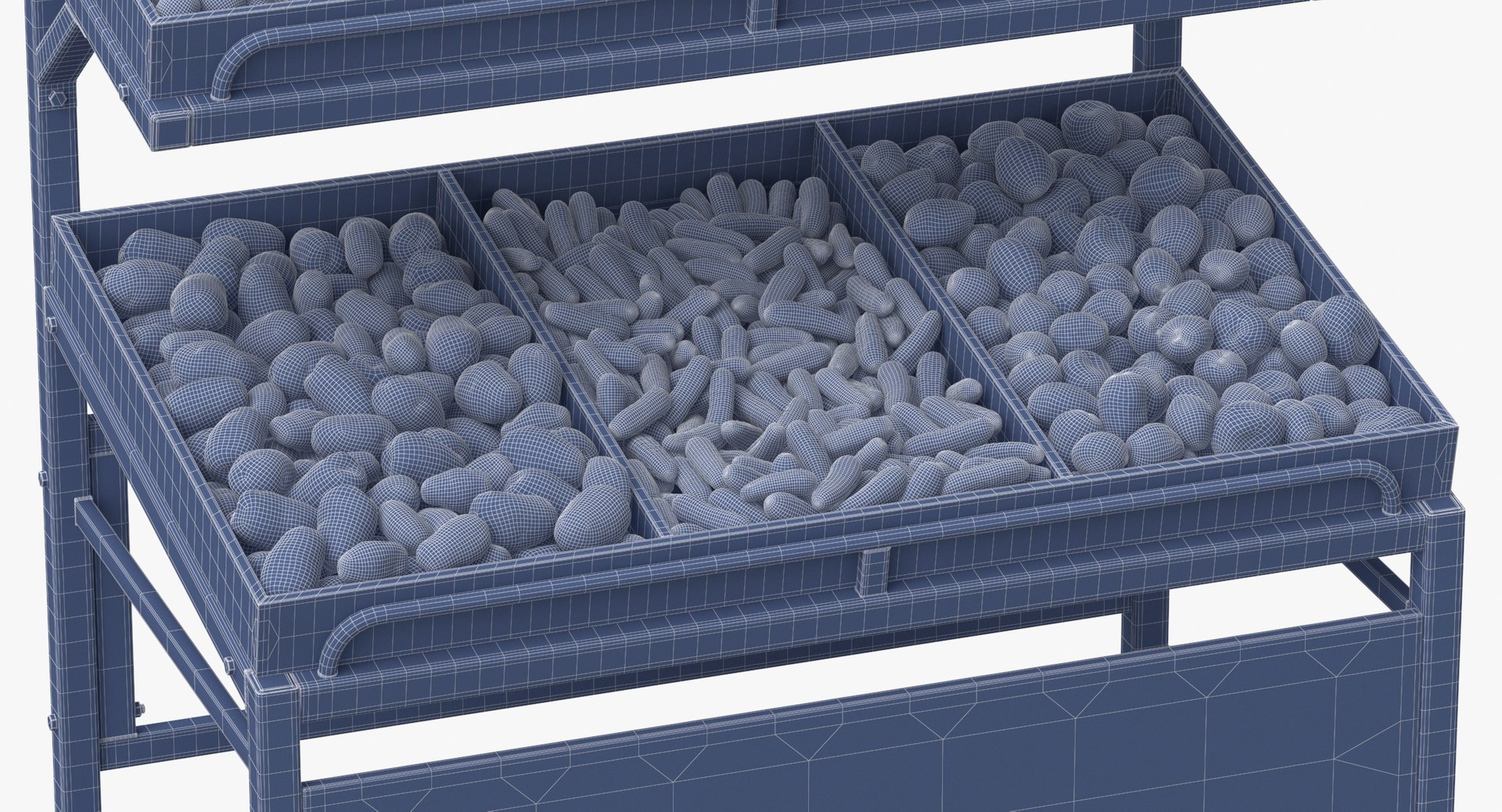 3D wooden display rack 06 - TurboSquid 1515636