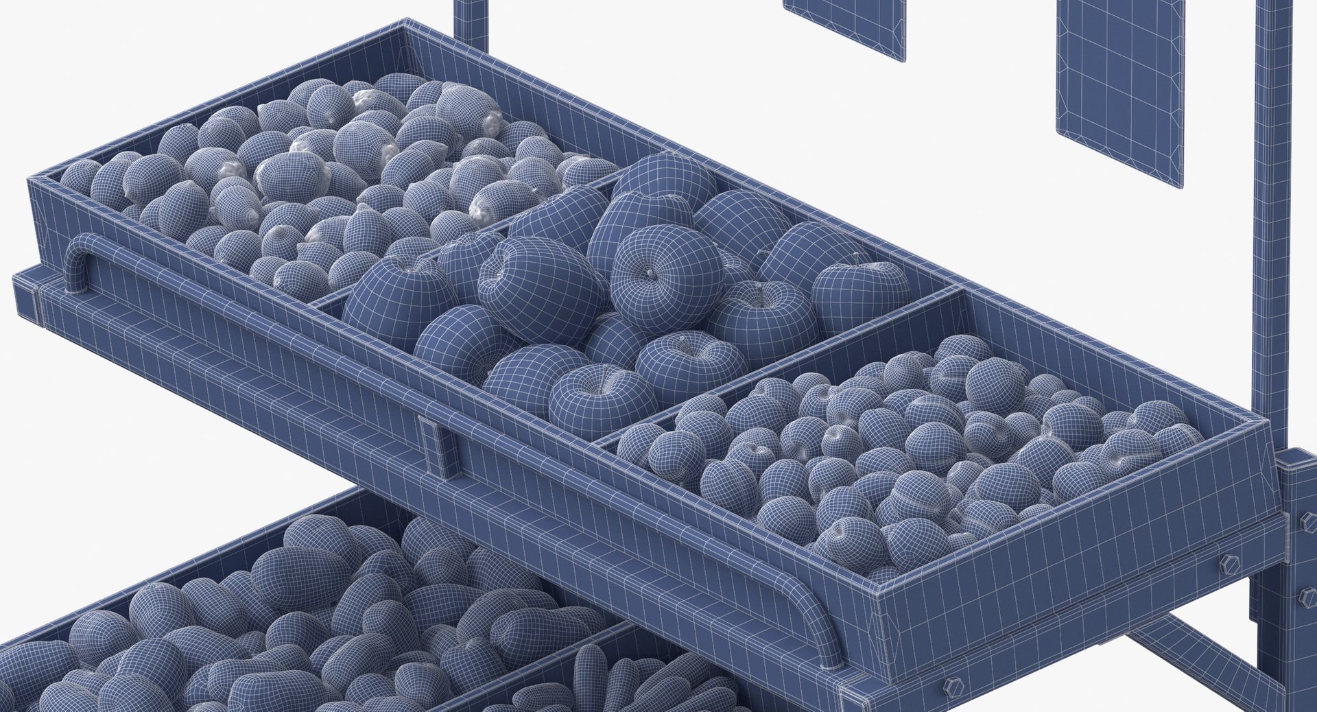 3D wooden display rack 06 - TurboSquid 1515636