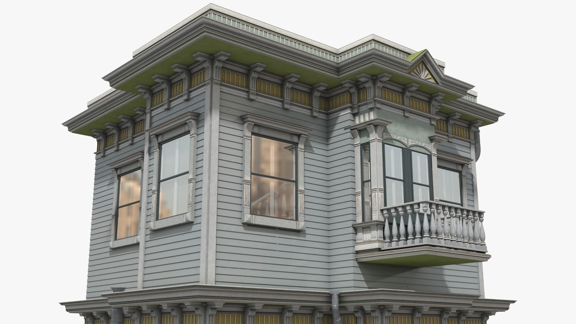 Victorian House 3D Model - TurboSquid 1647167