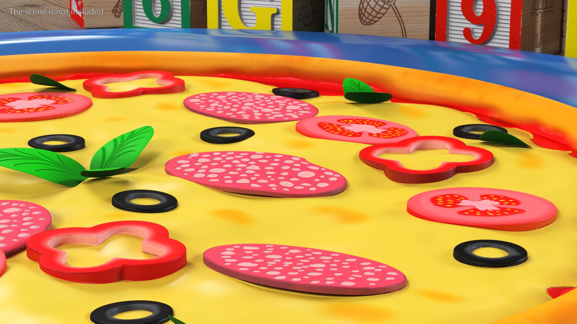 Cartoon Pepperoni Pizza Whole 3D Model - TurboSquid 2051073