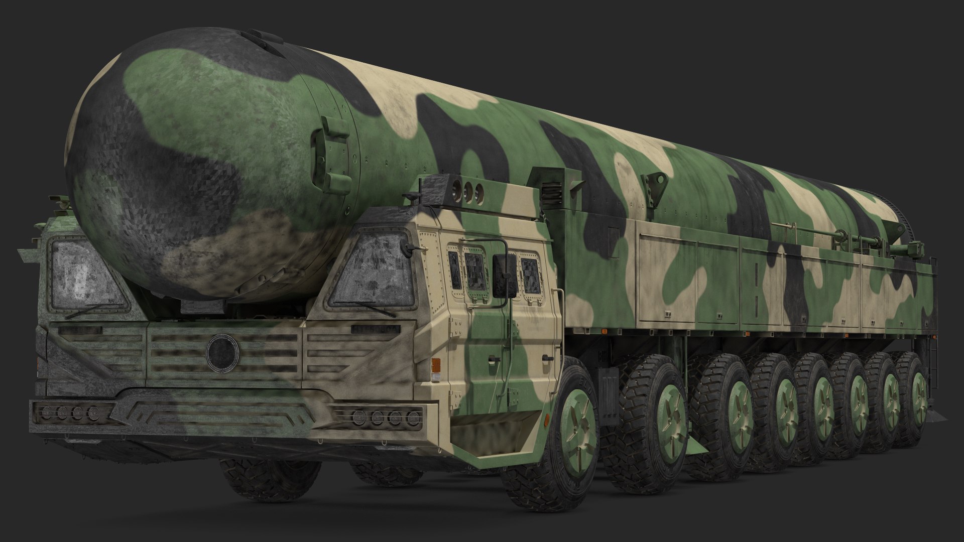 3D icbm launch vehicle generic - TurboSquid 1517744