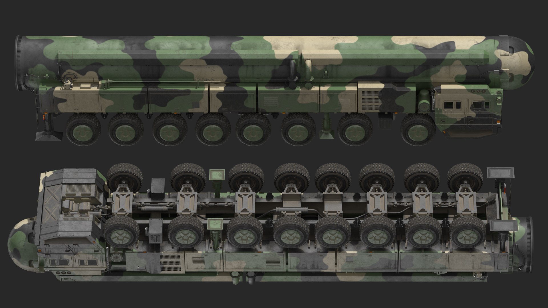 3D icbm launch vehicle generic - TurboSquid 1517744