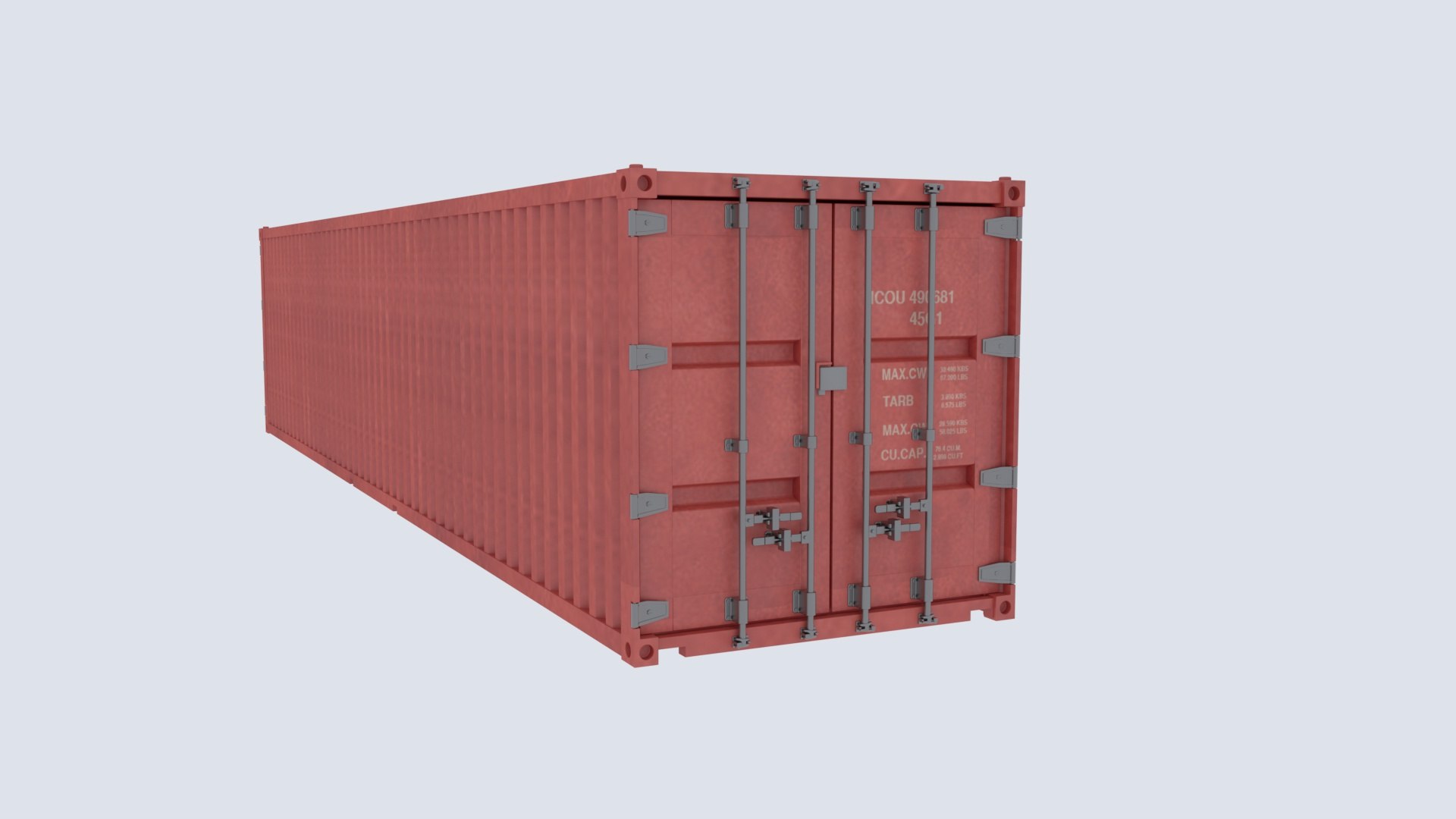 Container 40 Ft 3D Model - TurboSquid 2338816
