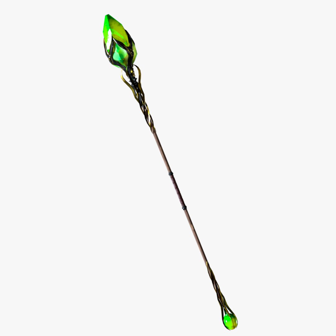 Fantasy Staff 3D Model - TurboSquid 2240055