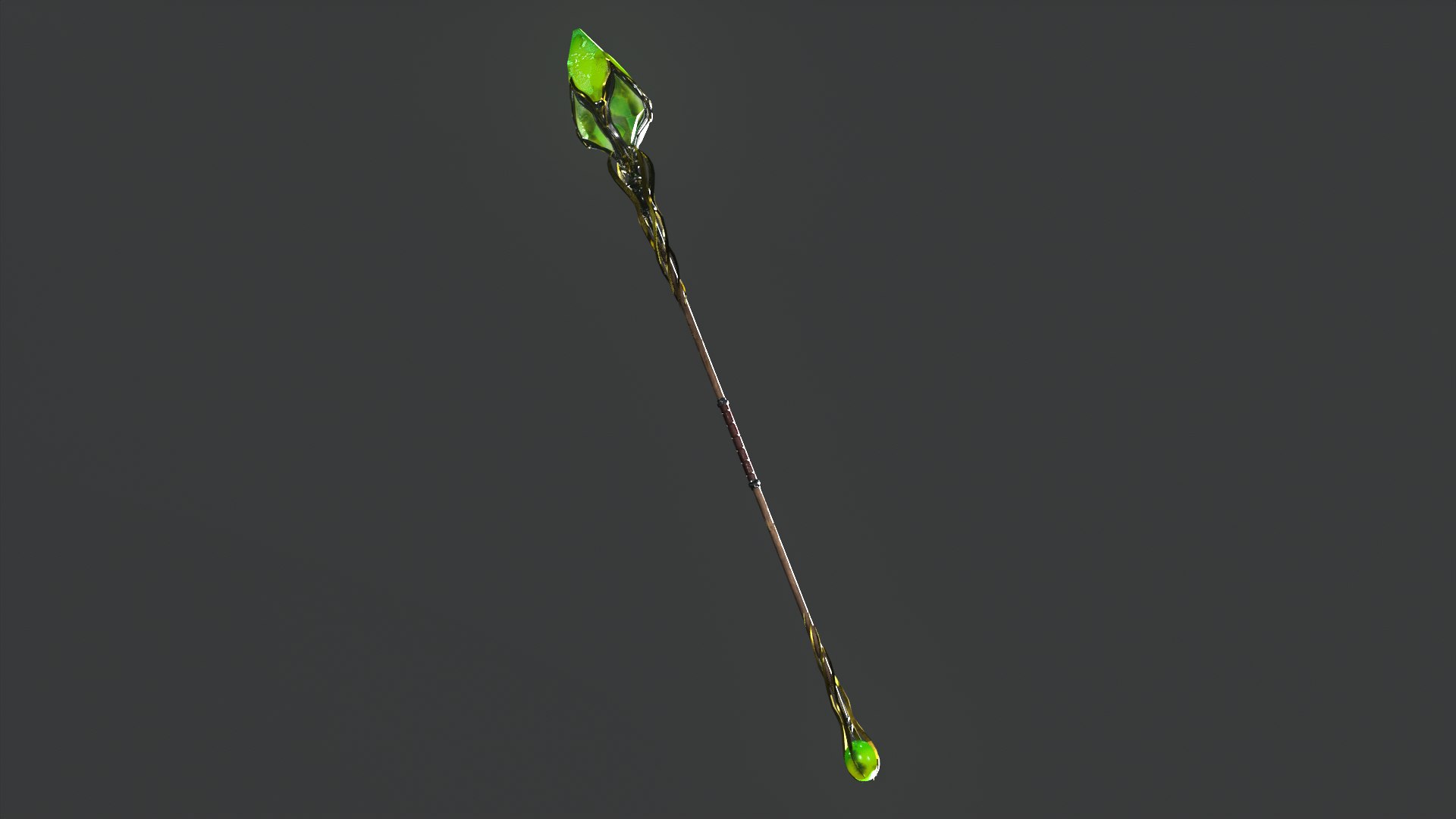 Fantasy Staff 3D Model - TurboSquid 2240055