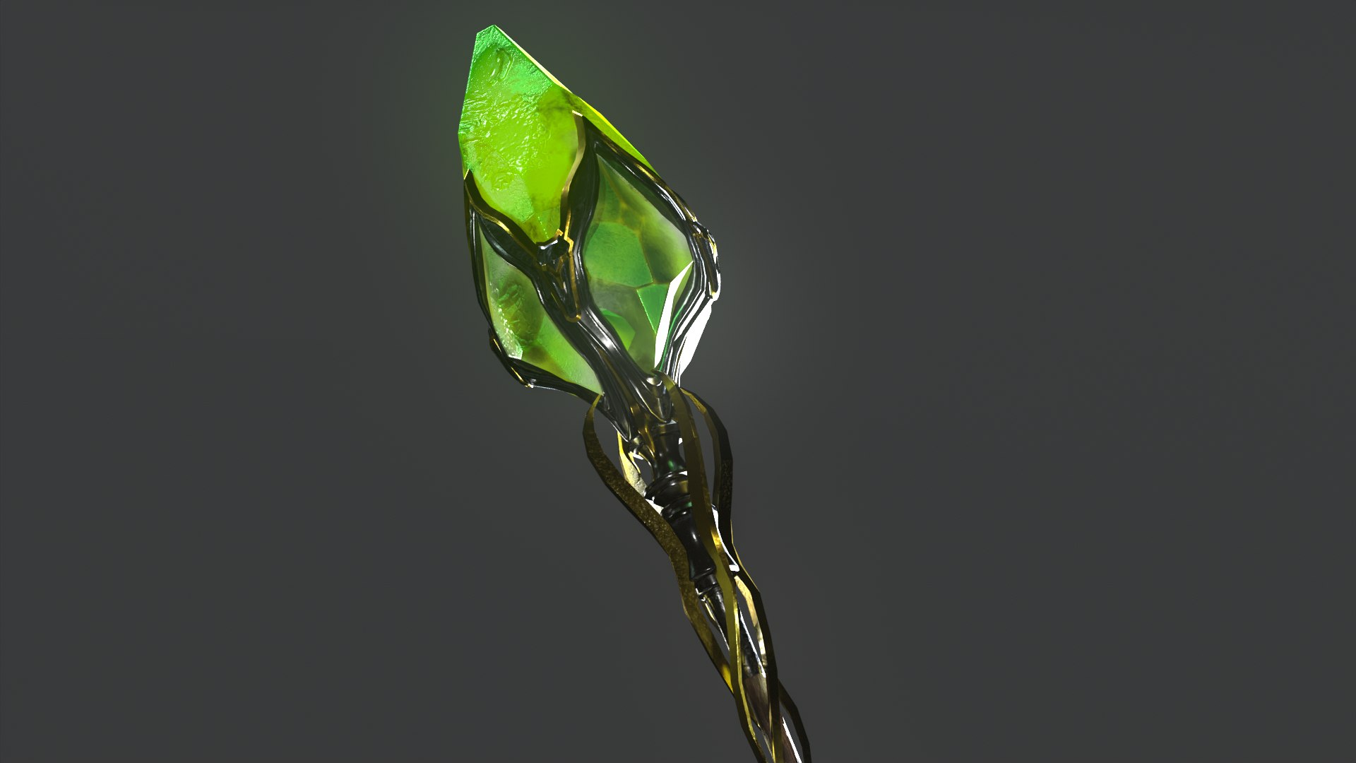 Fantasy Staff 3D Model - TurboSquid 2240055