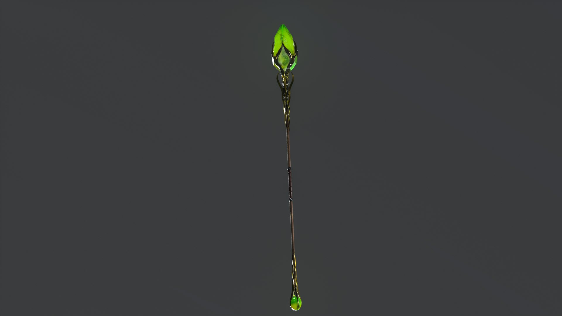 Fantasy Staff 3D Model - TurboSquid 2240055