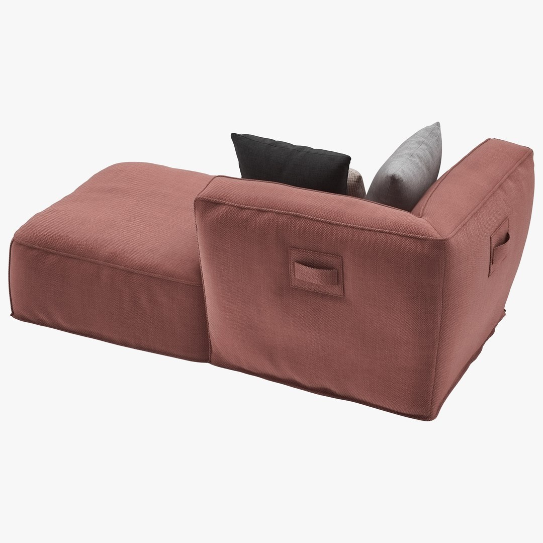 3D SOFT Chaise Lounge Module - ATMOSPHERA Model - TurboSquid 2005692