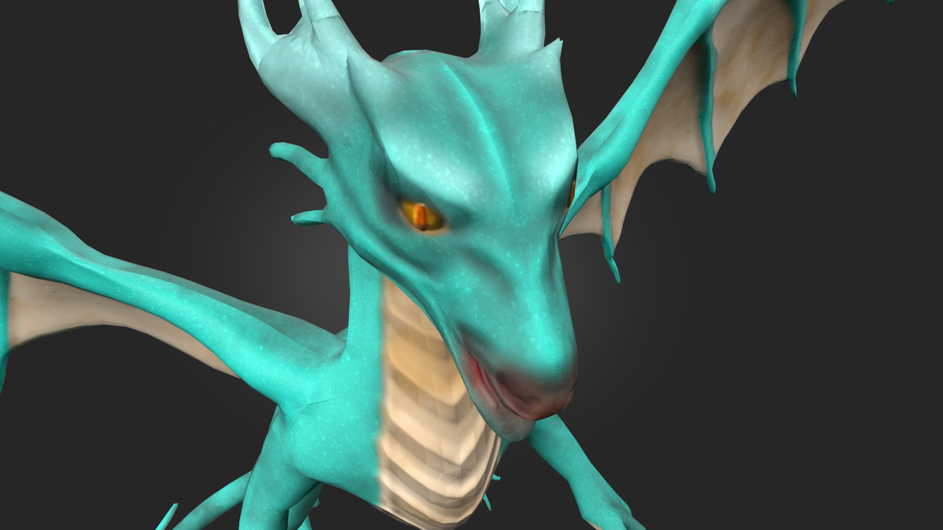 Stylized Dragon With Smooth Skin 3D Model - TurboSquid 2330859
