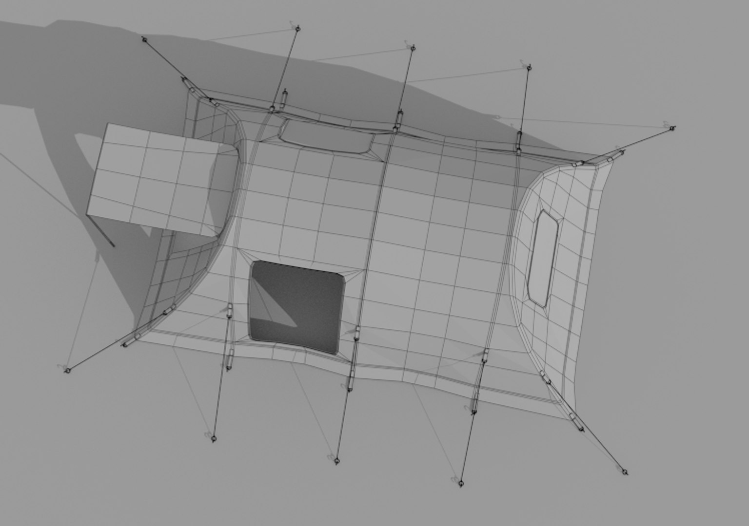 3d Camping Tent Model