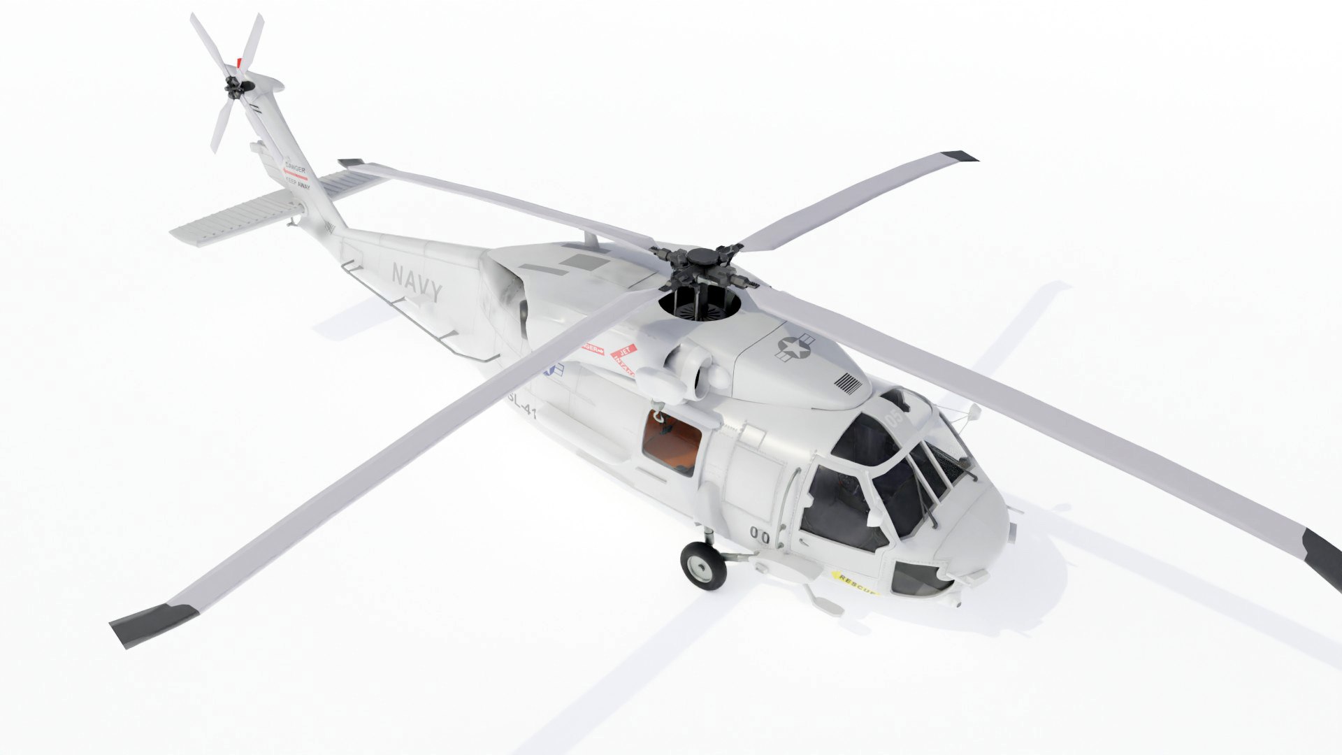 Helicopter S 3d Model