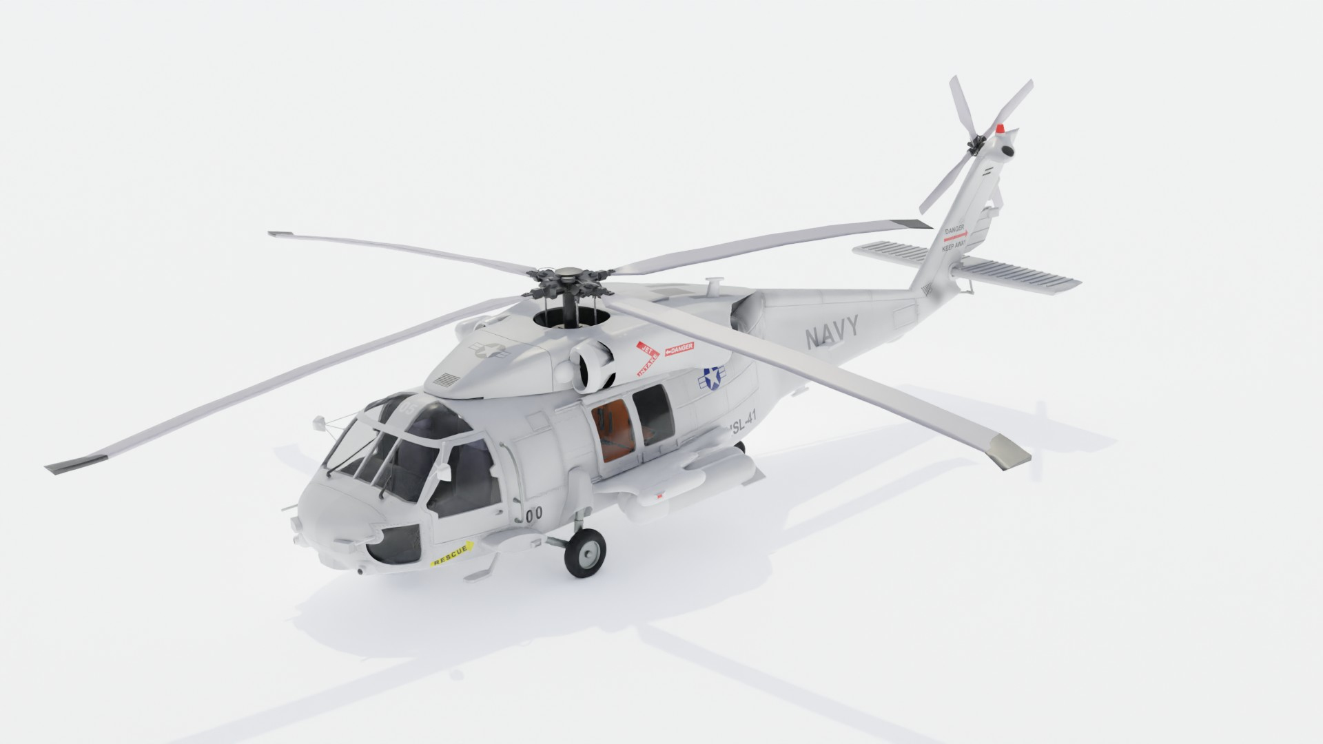 Helicopter S 3d Model
