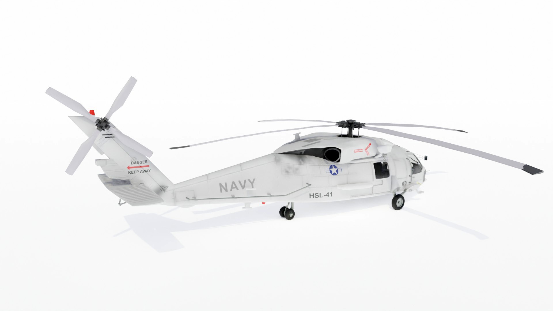 Helicopter S 3d Model