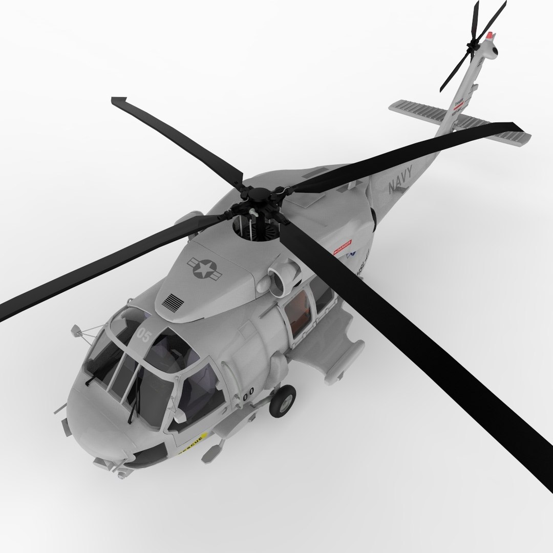 Helicopter S 3d Model