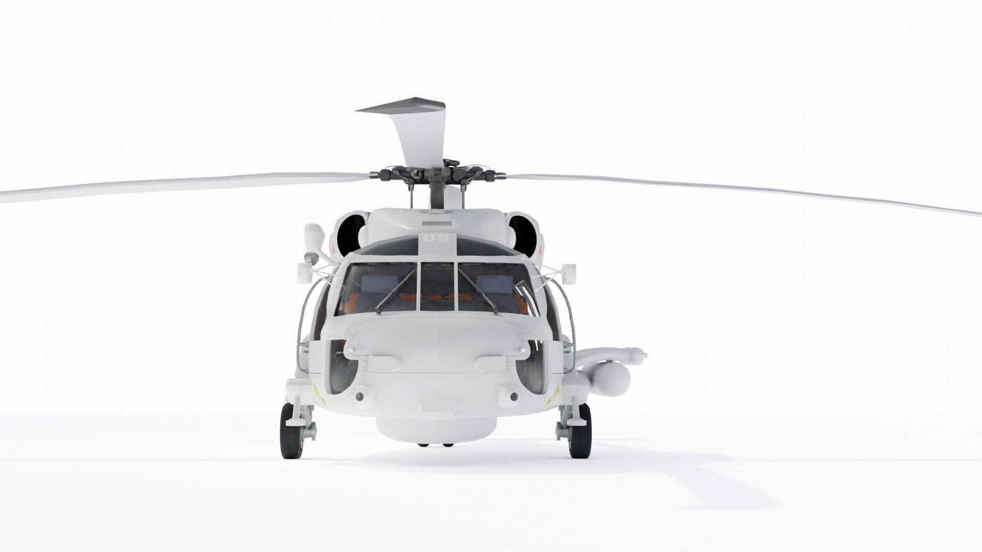 Helicopter S 3d Model