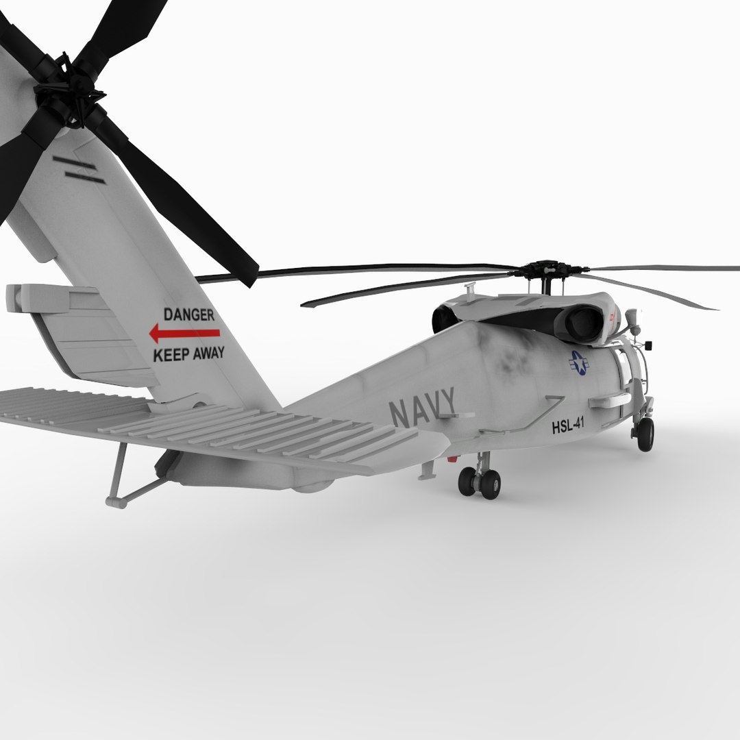 Helicopter S 3d Model