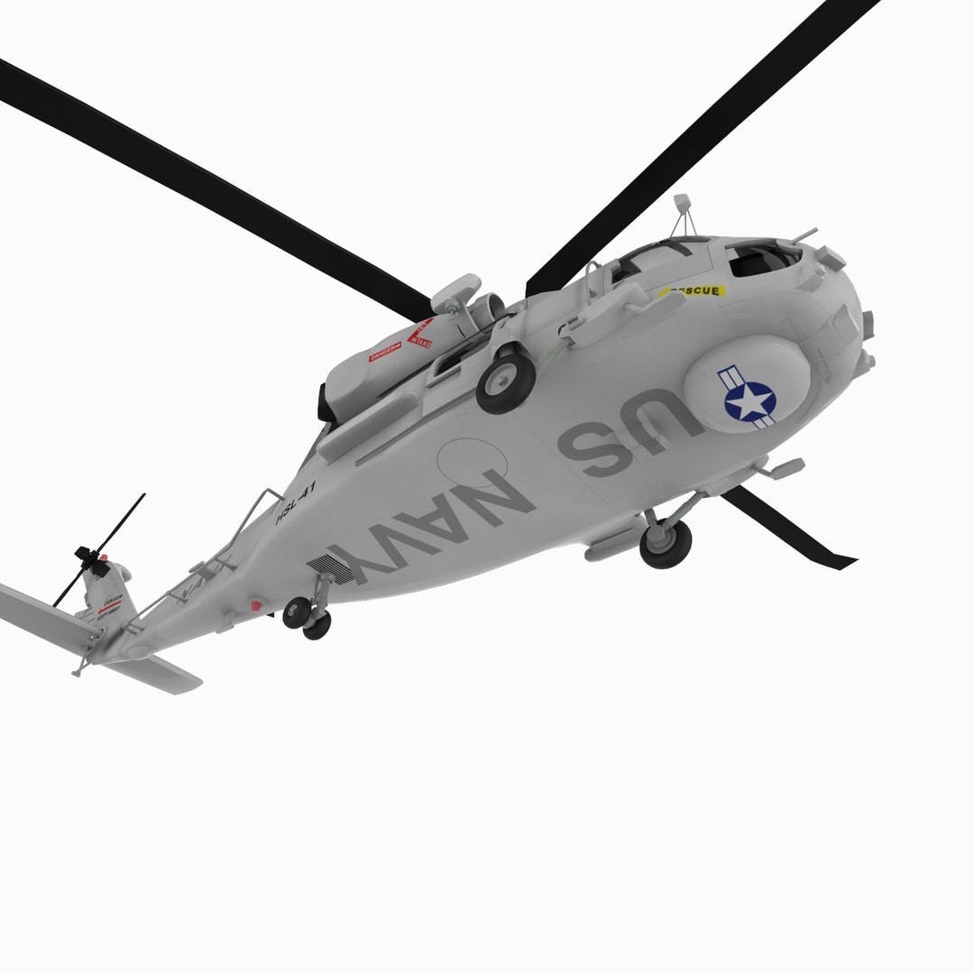 Helicopter S 3d Model