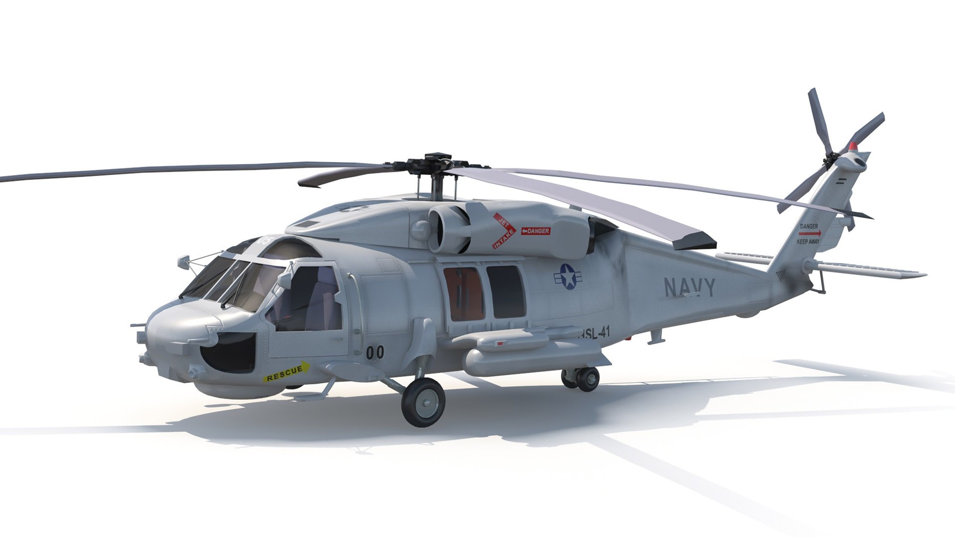 Helicopter S 3d Model