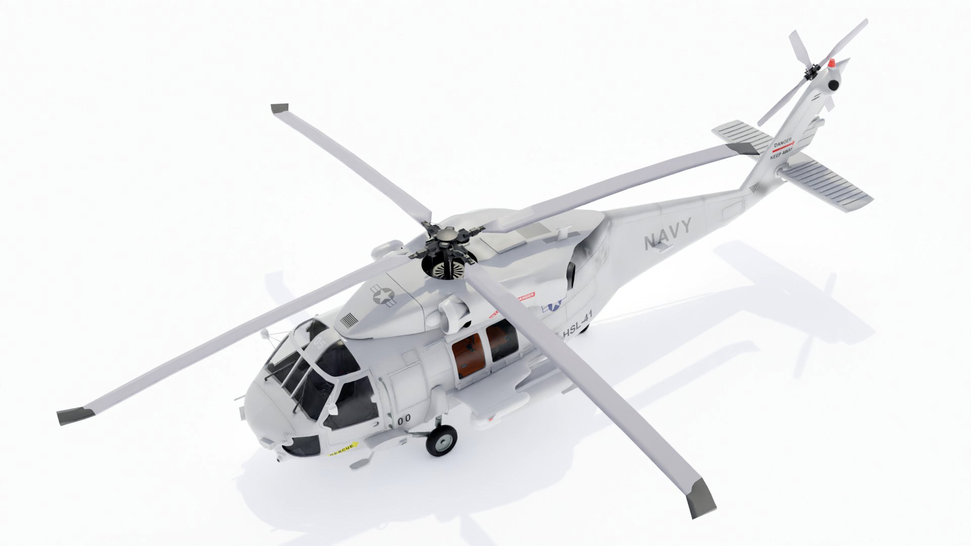 Helicopter S 3d Model