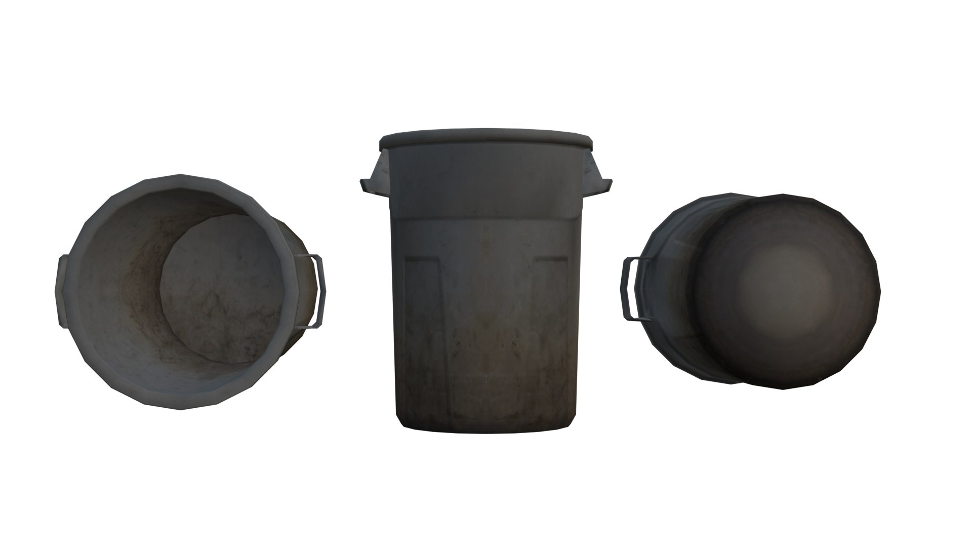3D Model Trash Bin Collection - TurboSquid 2286872