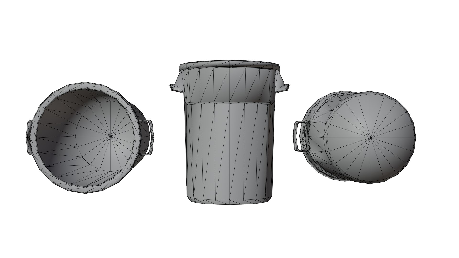 3D Model Trash Bin Collection - TurboSquid 2286872