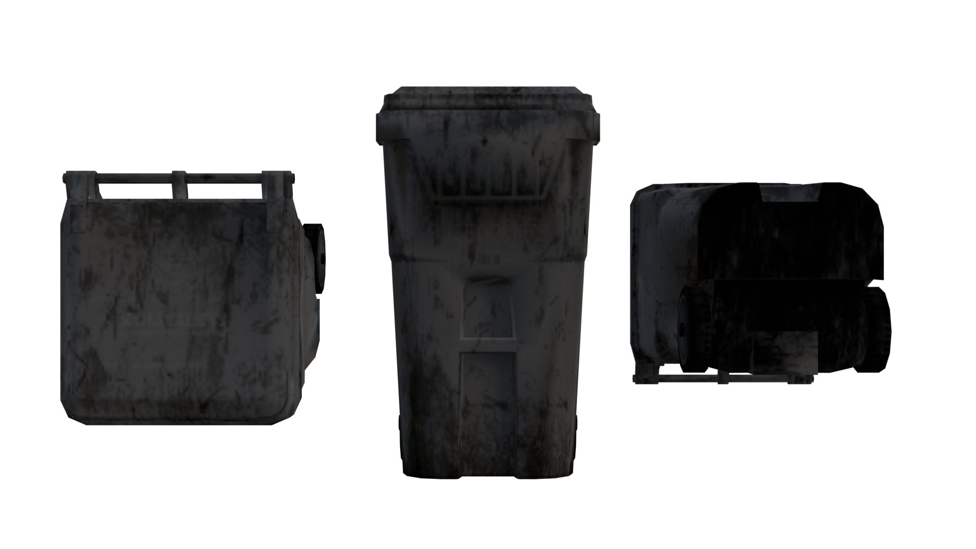 3D Model Trash Bin Collection - TurboSquid 2286872