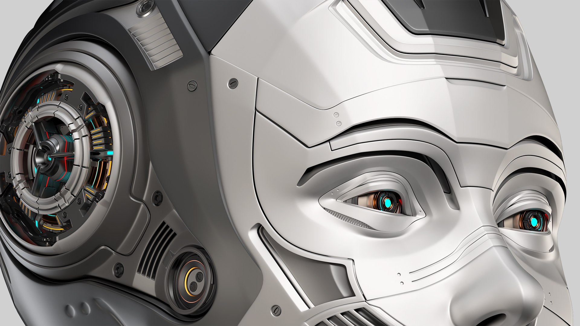 Robot Woman Head Collection Model - TurboSquid 2250821