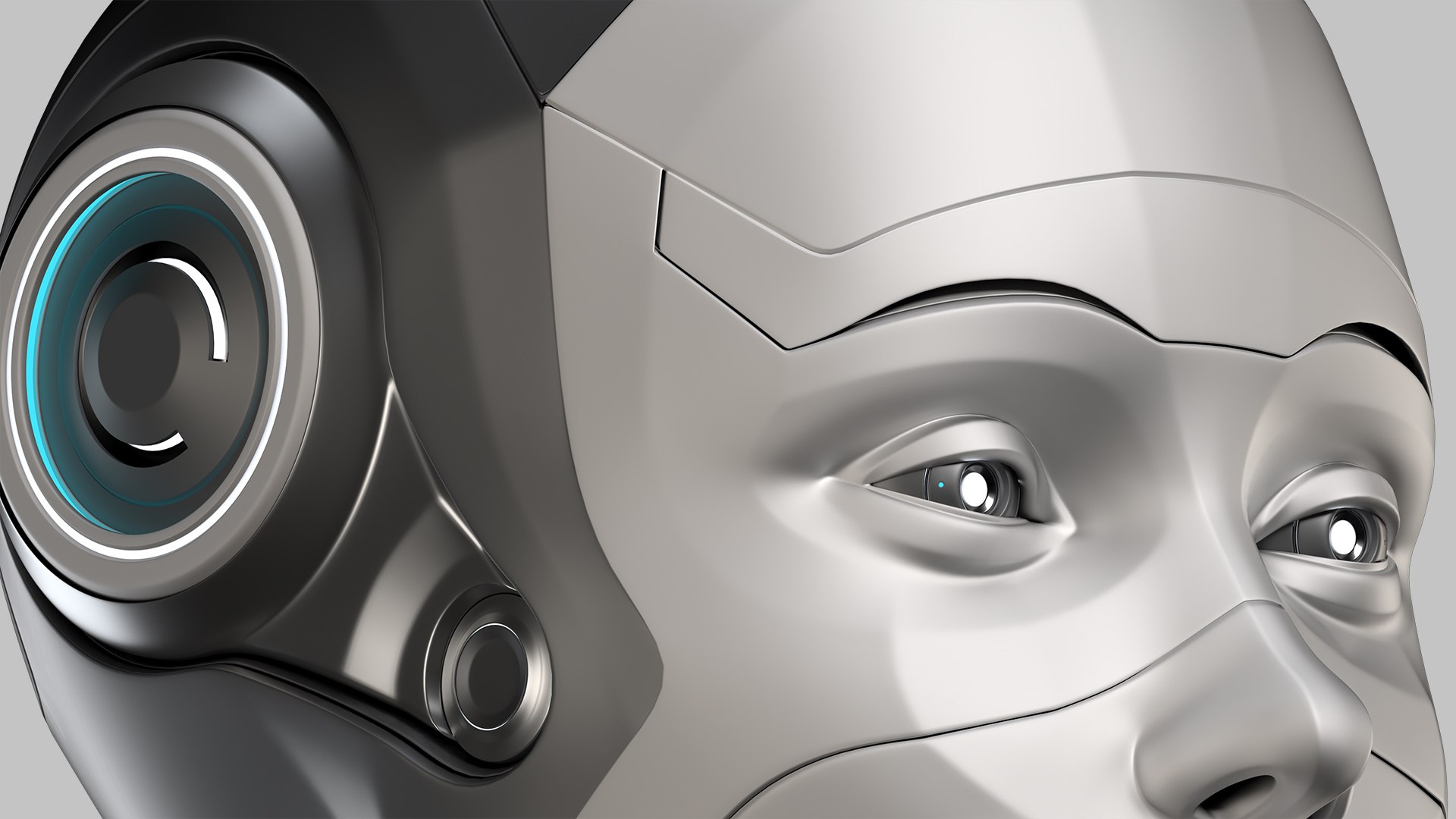 Robot Woman Head Collection Model - TurboSquid 2250821