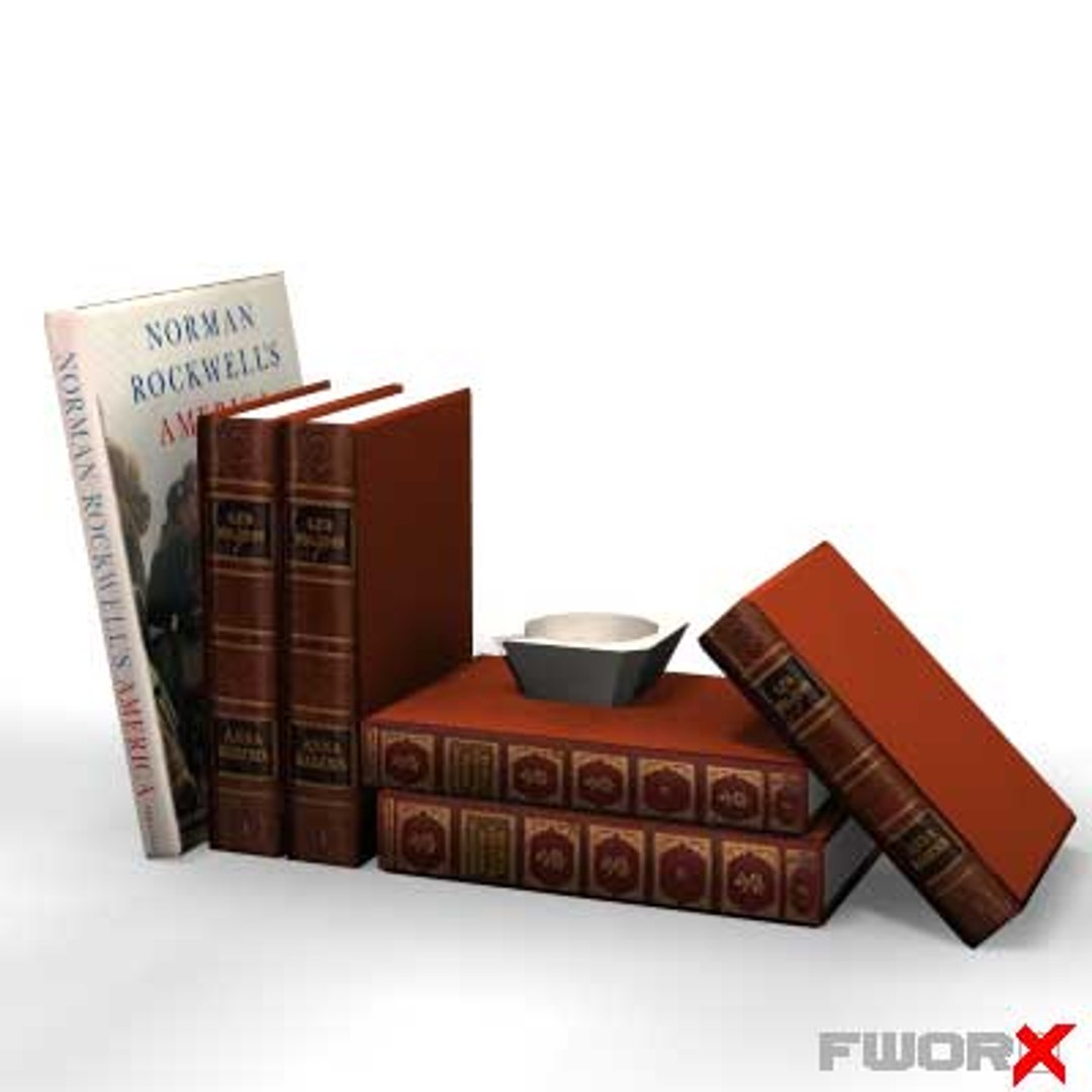 3d model books
