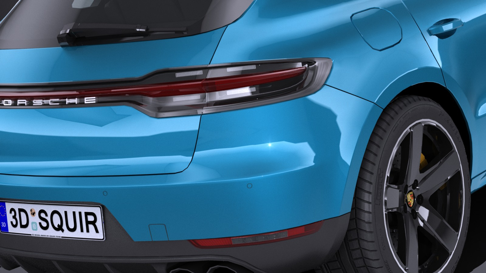Porsche macan 2019 3D model - TurboSquid 1331270
