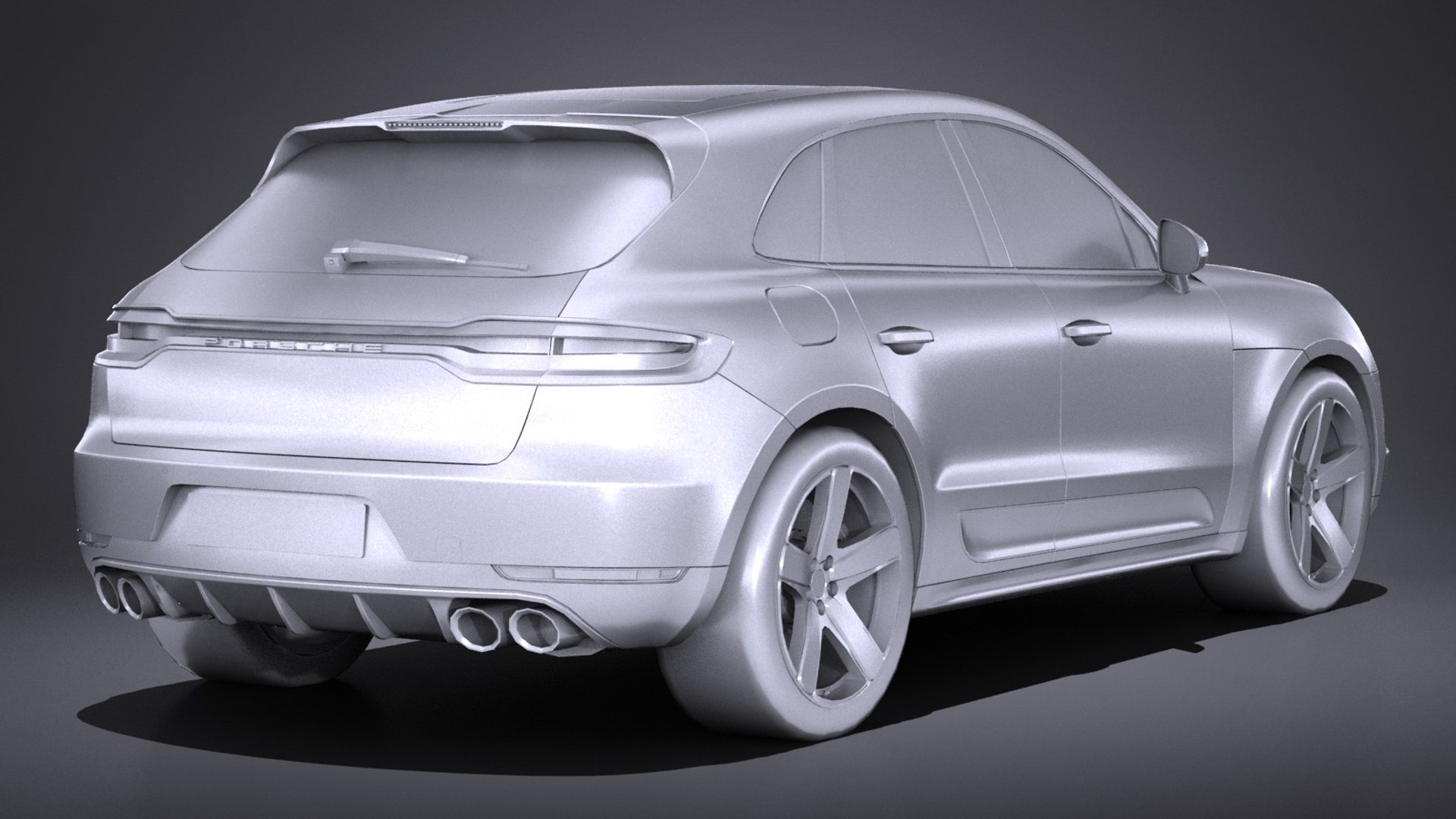 Porsche Macan 2019 3D Model - TurboSquid 1331270