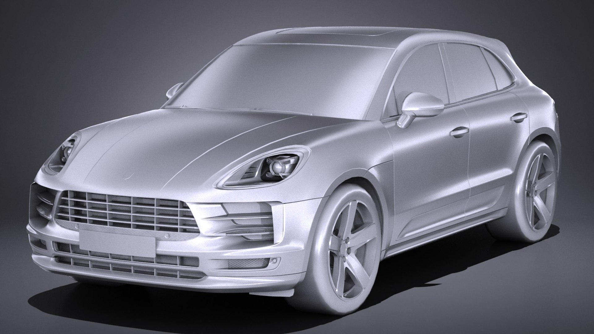 Porsche Macan 2019 3D Model - TurboSquid 1331270