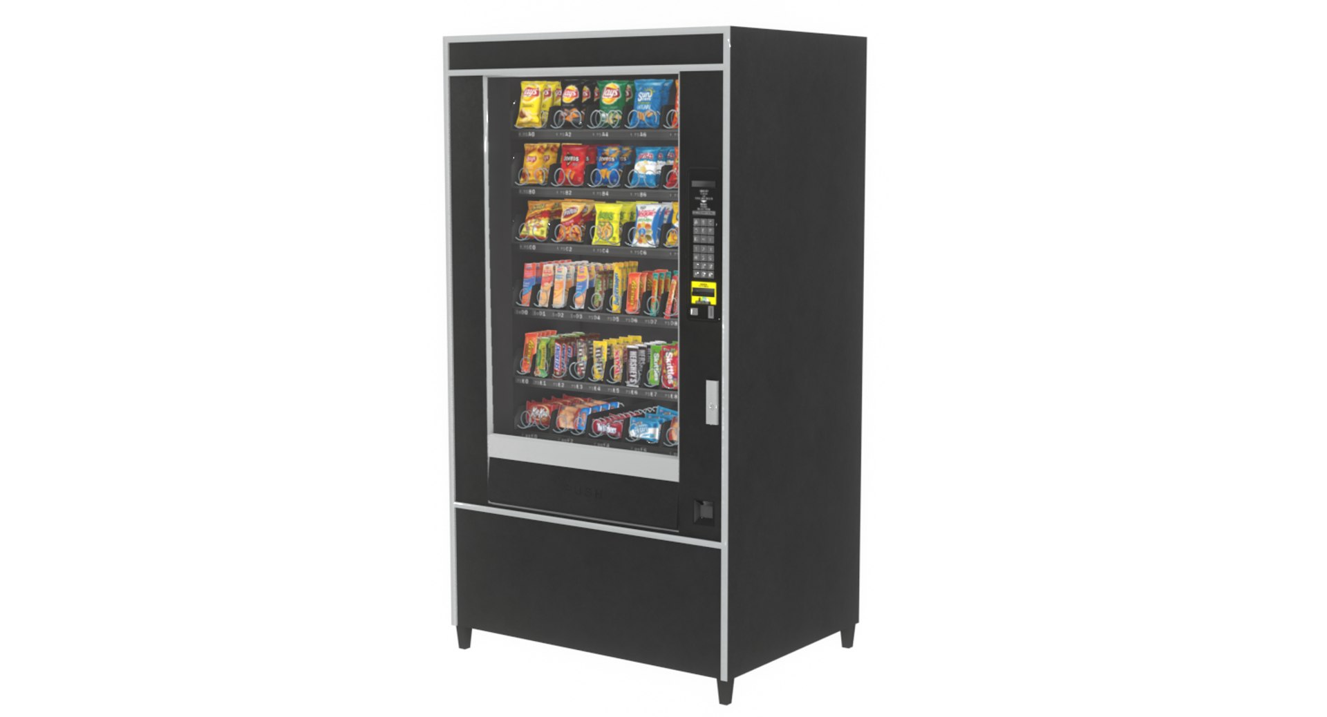 3D Snack Vending Machine - TurboSquid 1507594