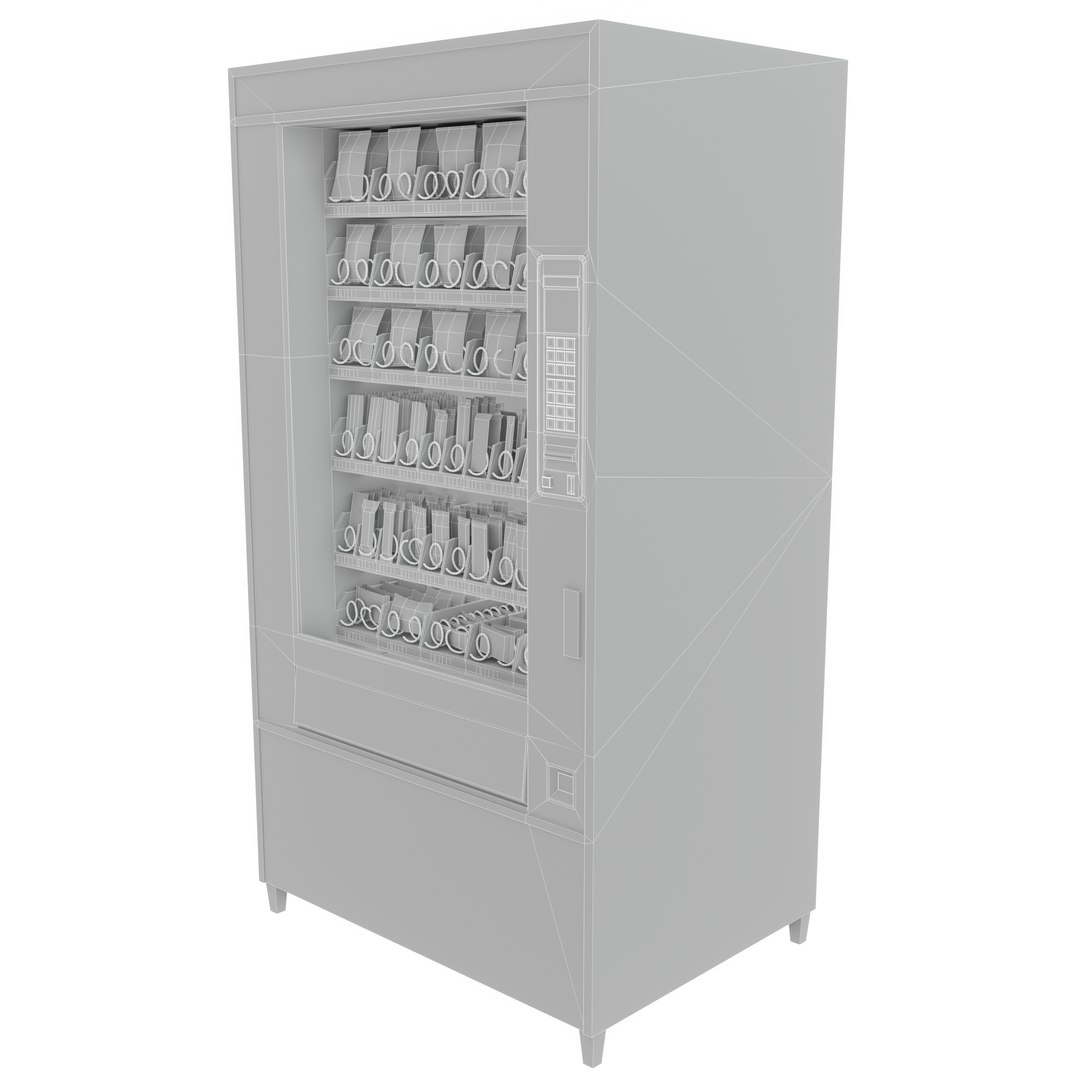 3D Snack Vending Machine - TurboSquid 1507594