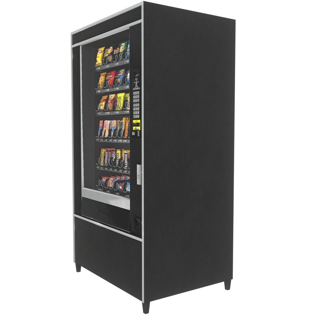 3D Snack Vending Machine - TurboSquid 1507594