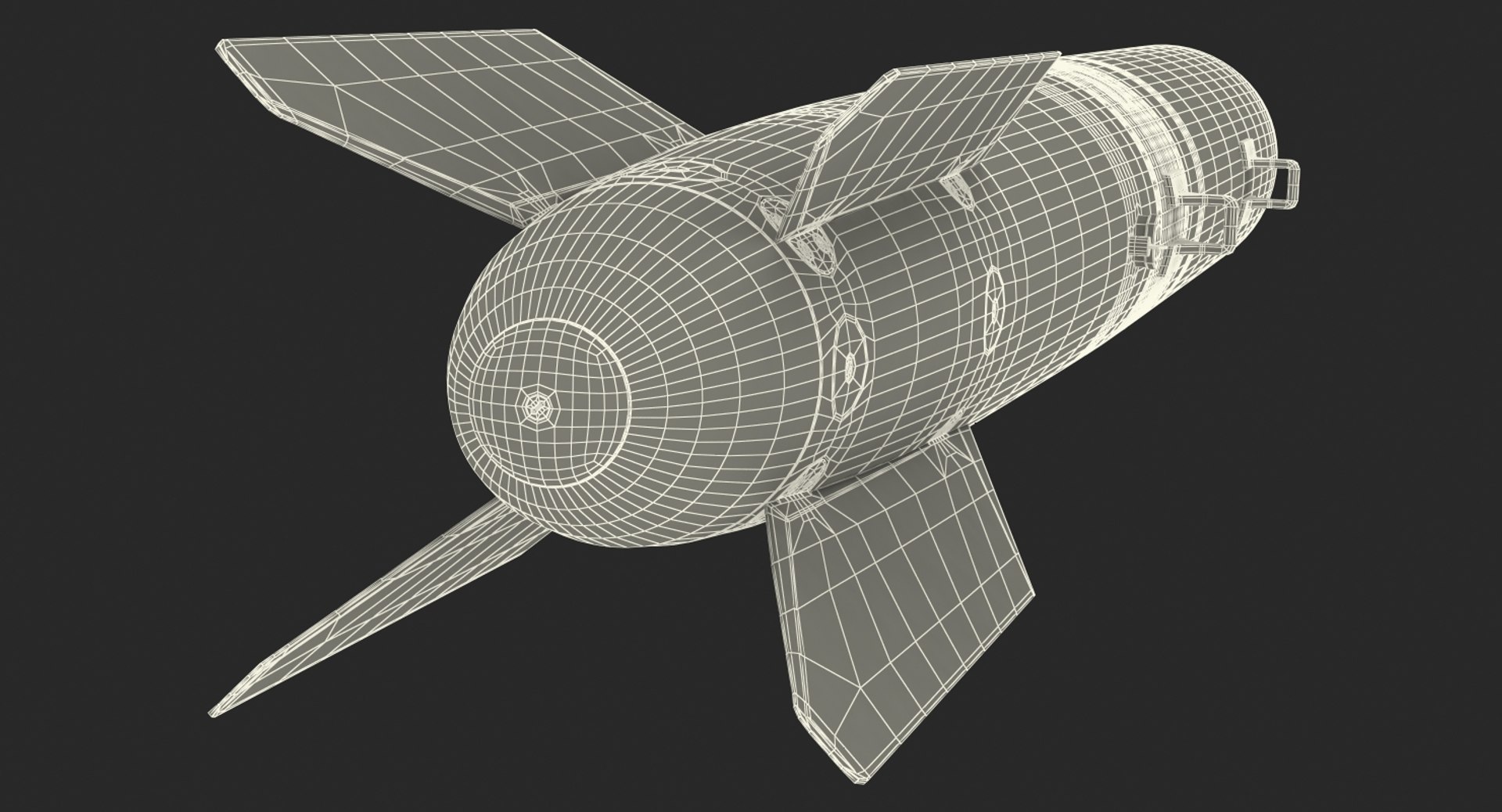 B61 Silver Bullet Fusion Model - TurboSquid 1250224