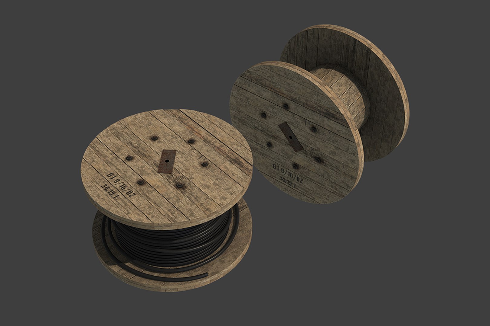 3D Model Cable Coil - TurboSquid 1315595