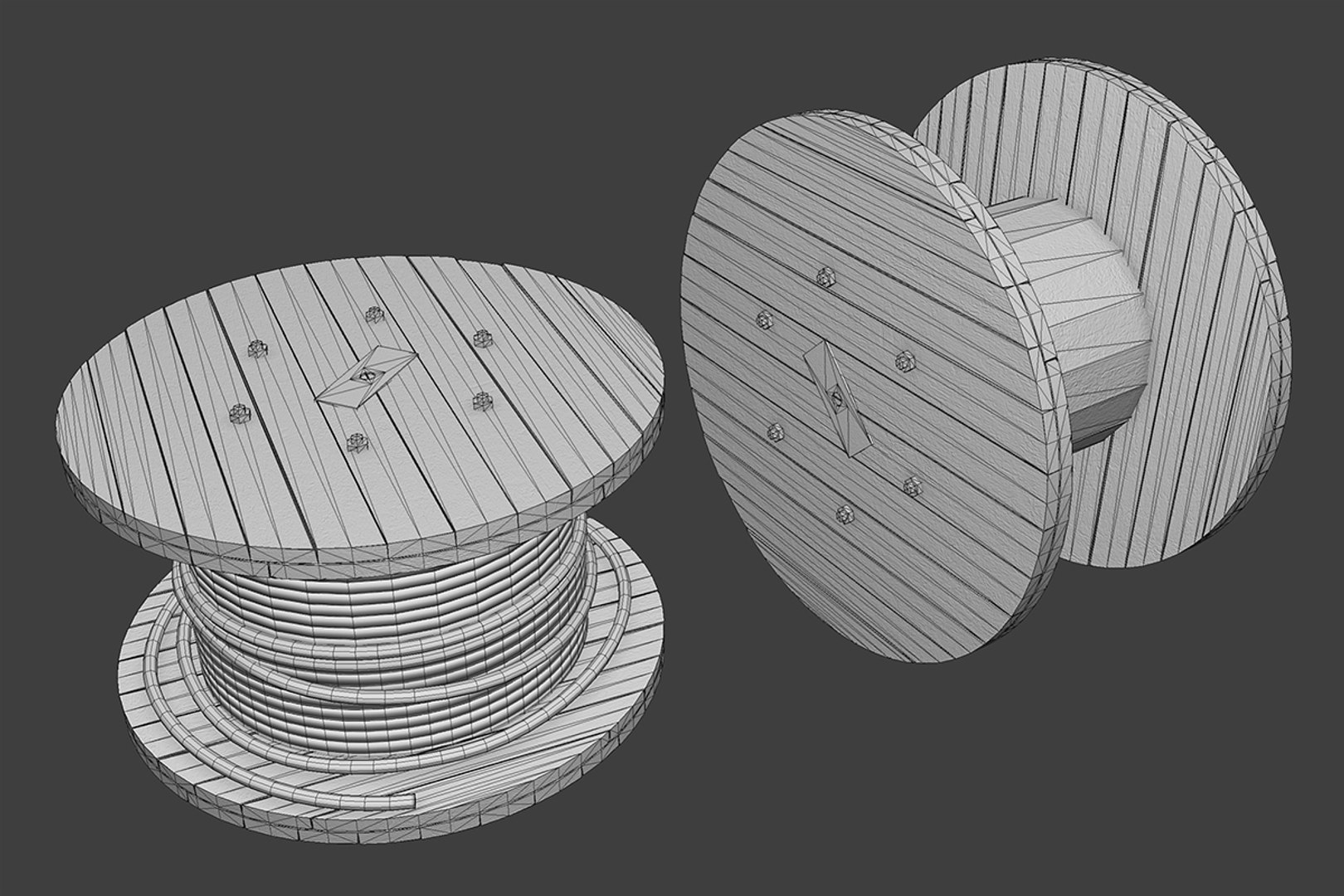 3D Model Cable Coil - TurboSquid 1315595