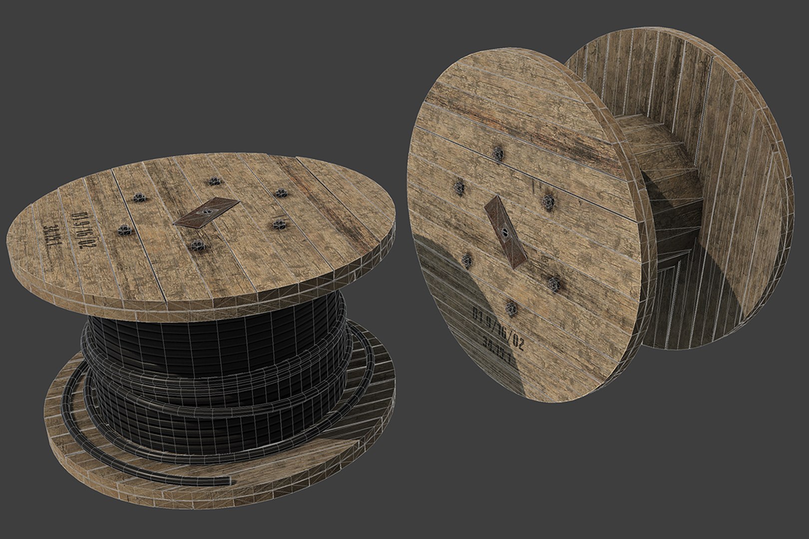 3D Model Cable Coil - TurboSquid 1315595