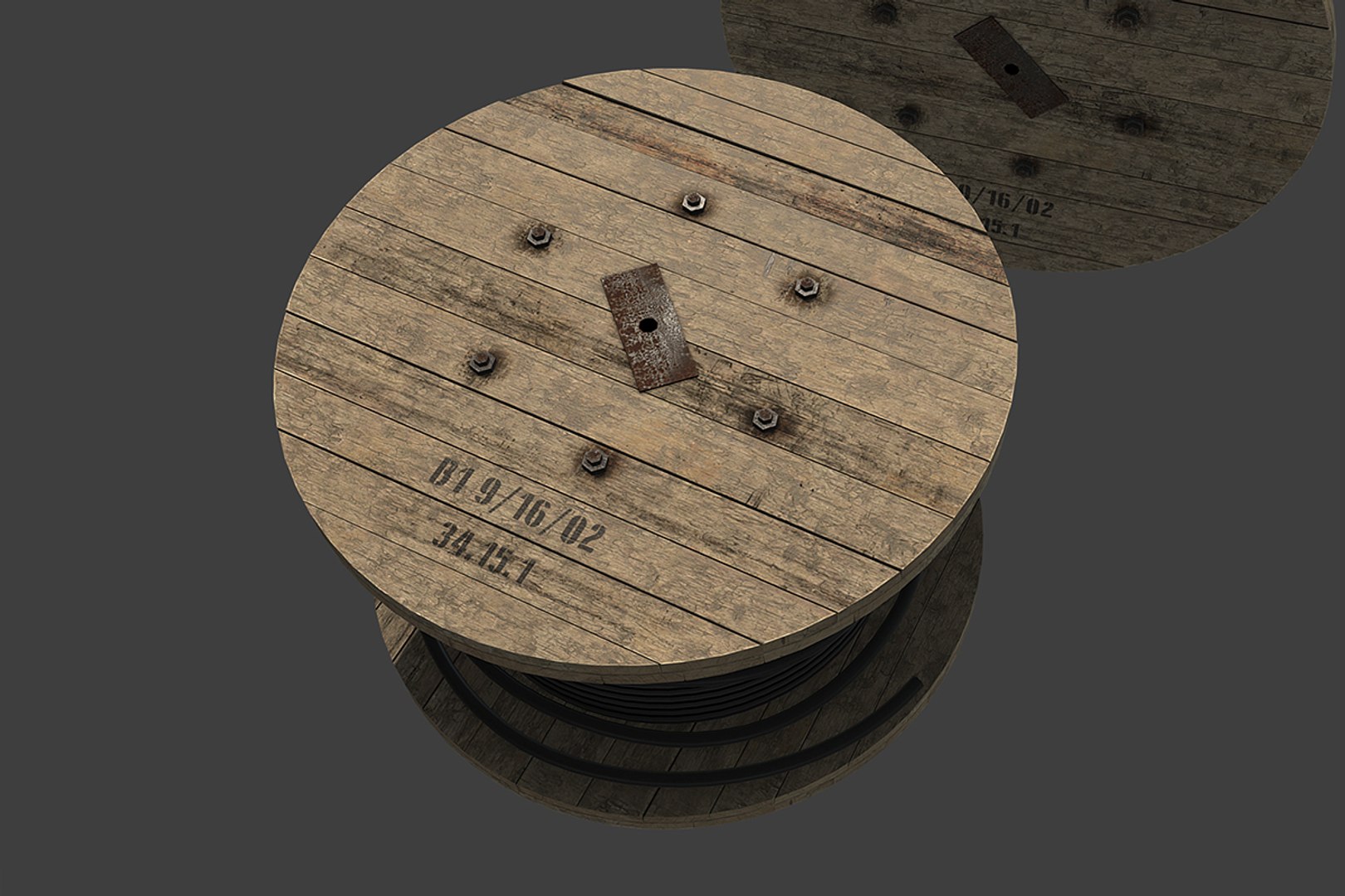 3D Model Cable Coil - TurboSquid 1315595